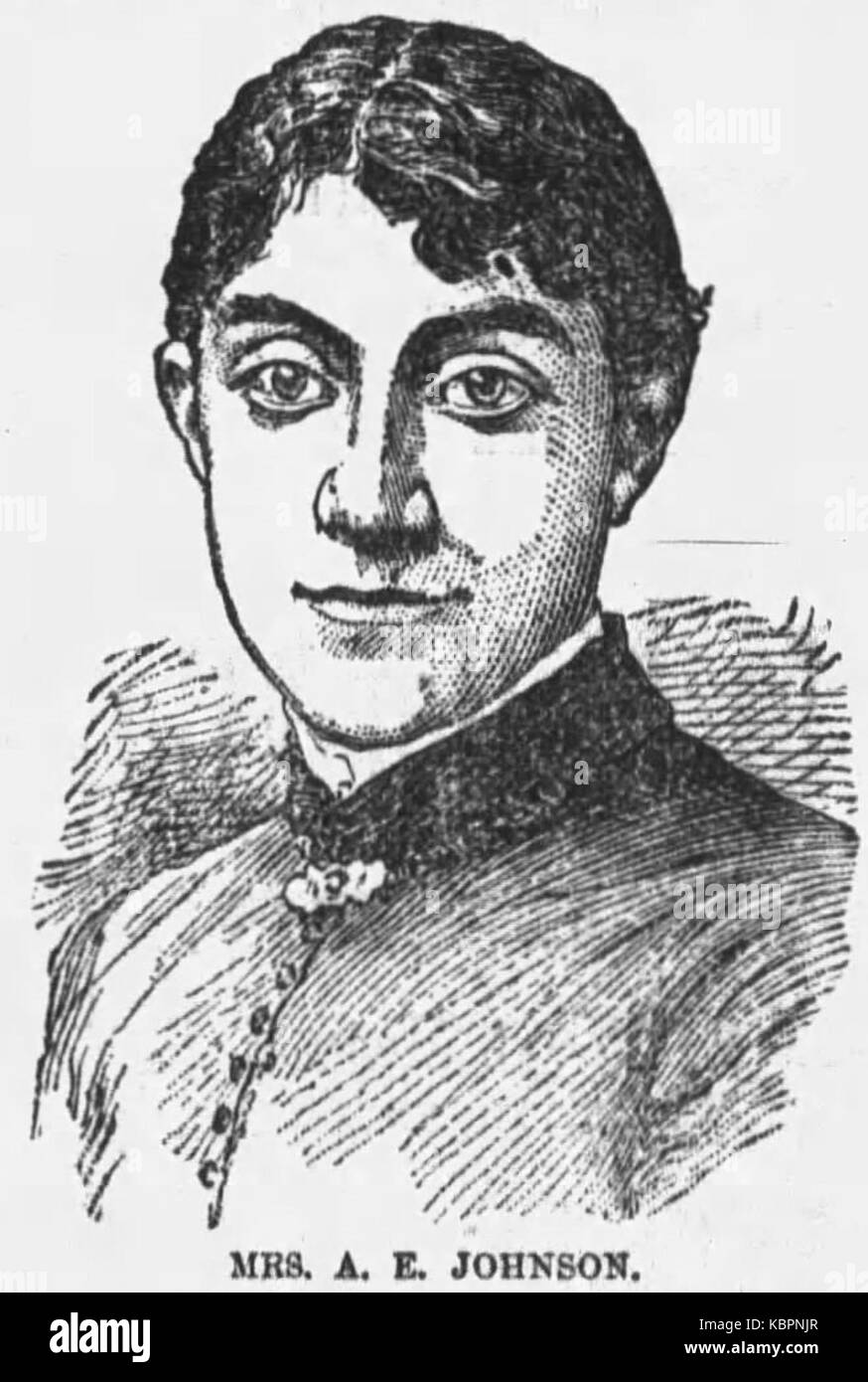 A E Johnson 1892 Stock Photo - Alamy