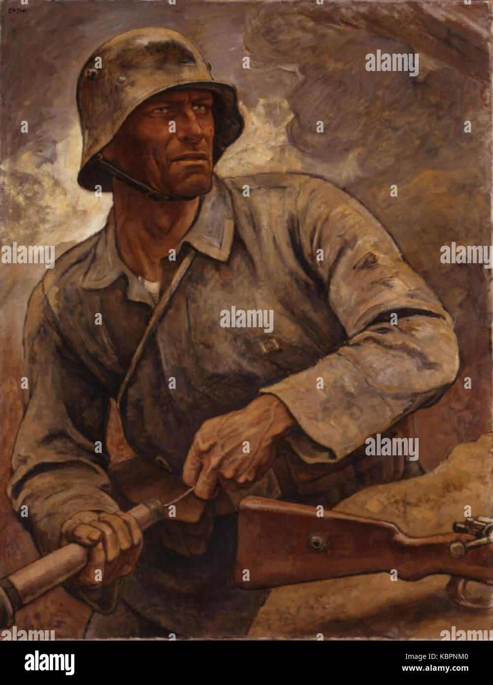 Elk Eber Die letzte Handgranate 1936 Stock Photo - Alamy