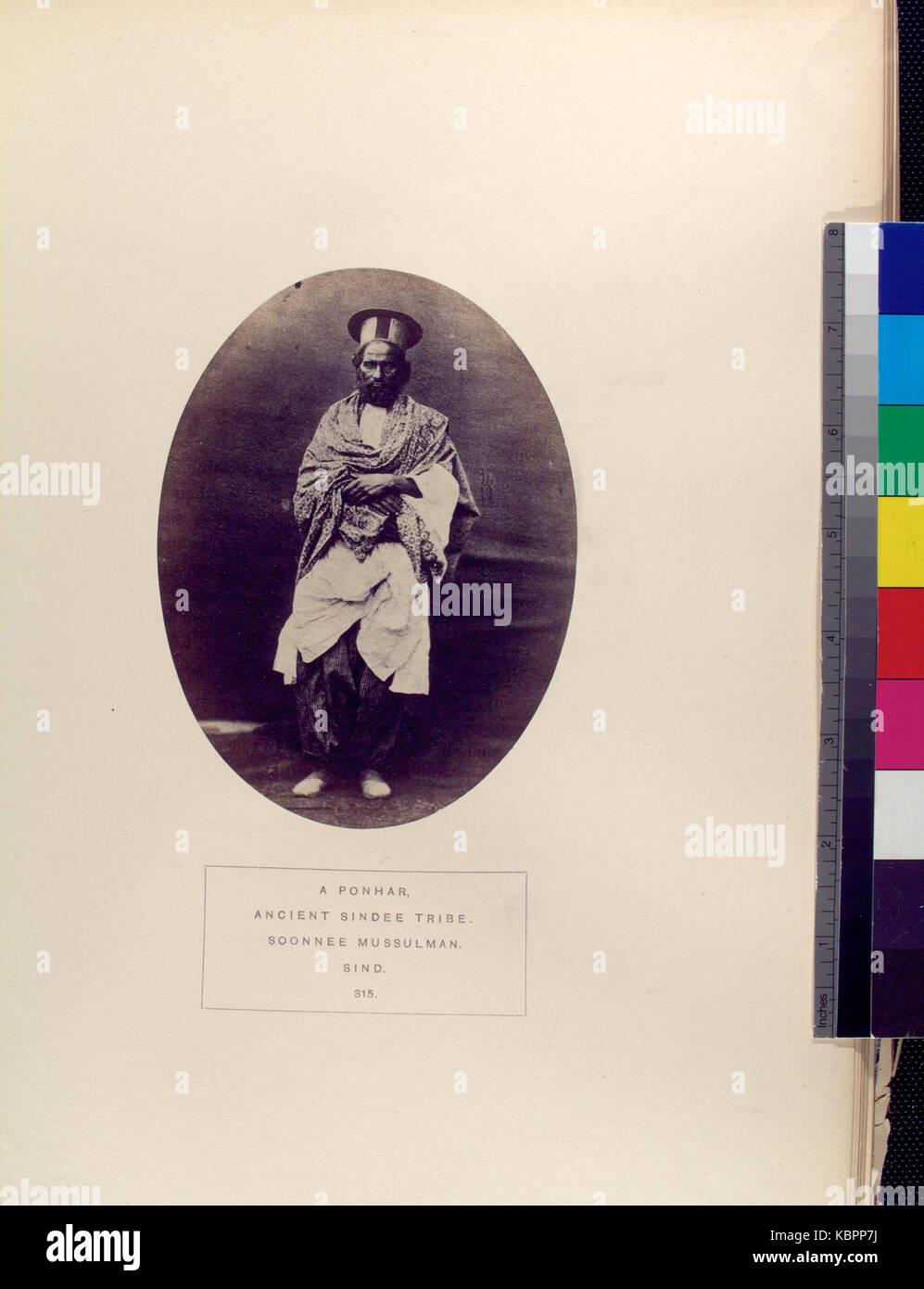 A Ponhar, ancient Sindee tribe, Soonnee Mussulman, Sind (NYPL b13409080 ...