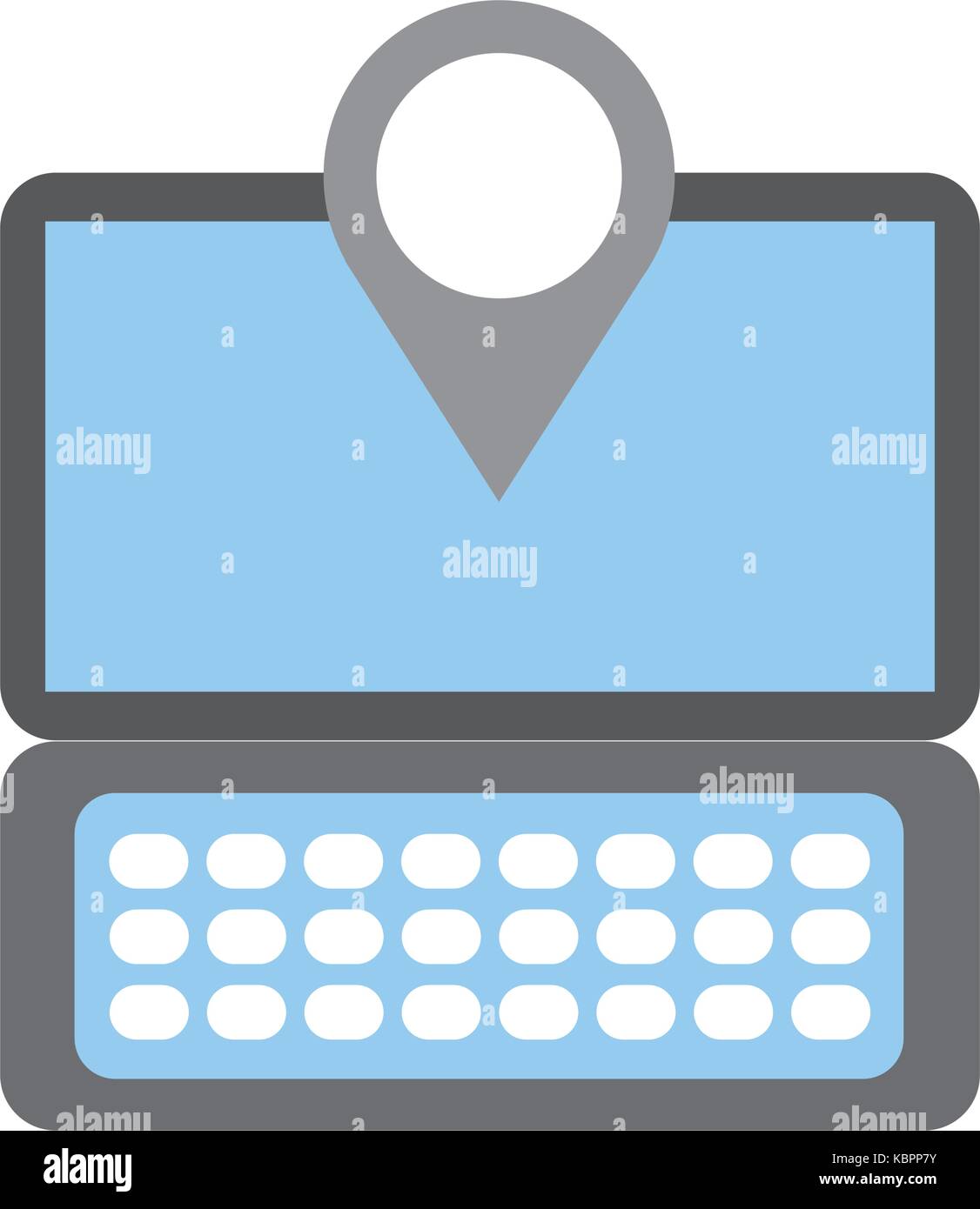 laptop communication pointer map navigation gps location app Stock Vector Image & Art - Alamy