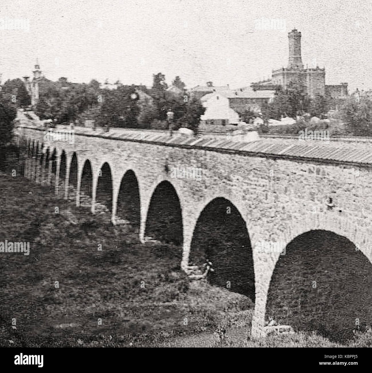 1885 Hamilton Street Bridge Over Jordan Creek Allentown PA Stock Photo ...