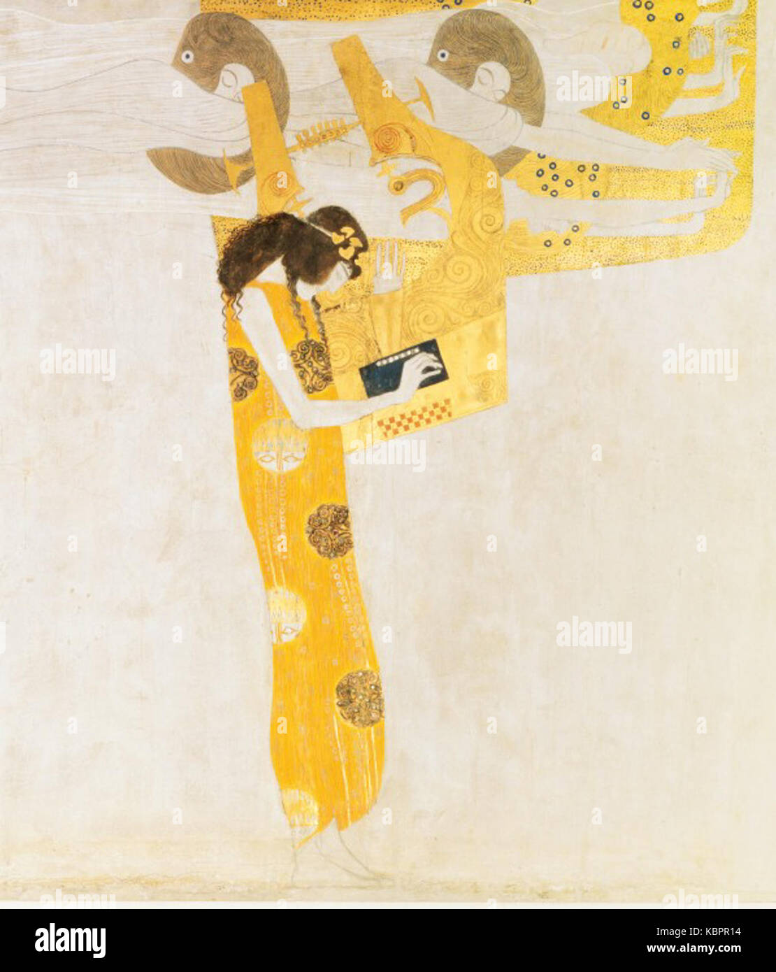 This artwork, known as the Beethovenfries, is a prominent piece by ...