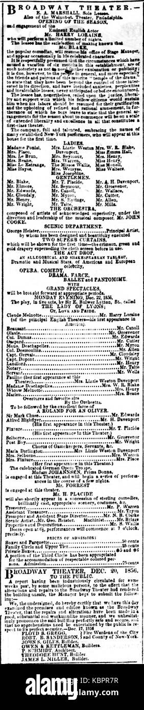 New york culture 1800s Black and White Stock Photos & Images - Alamy