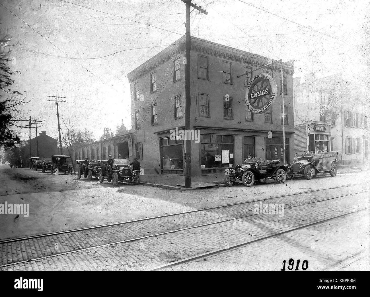 1910 Allen Motor Company 1002 Hamilton Allentown PA Stock Photo - Alamy