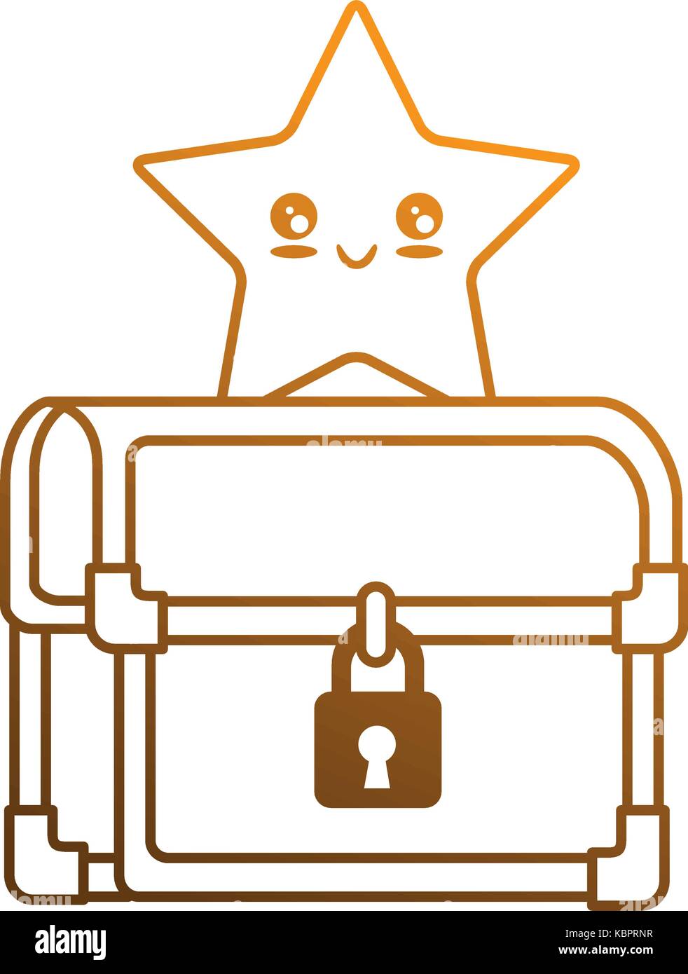 pixelated treasure chest with star vector illustration design Stock ...