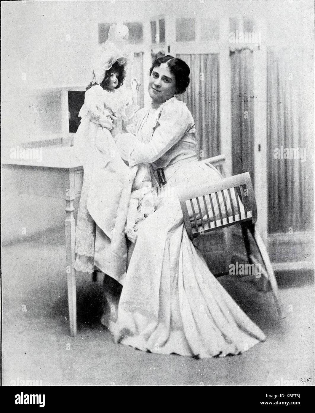 This image is a historical photograph of Matilde Moreno, published in ...