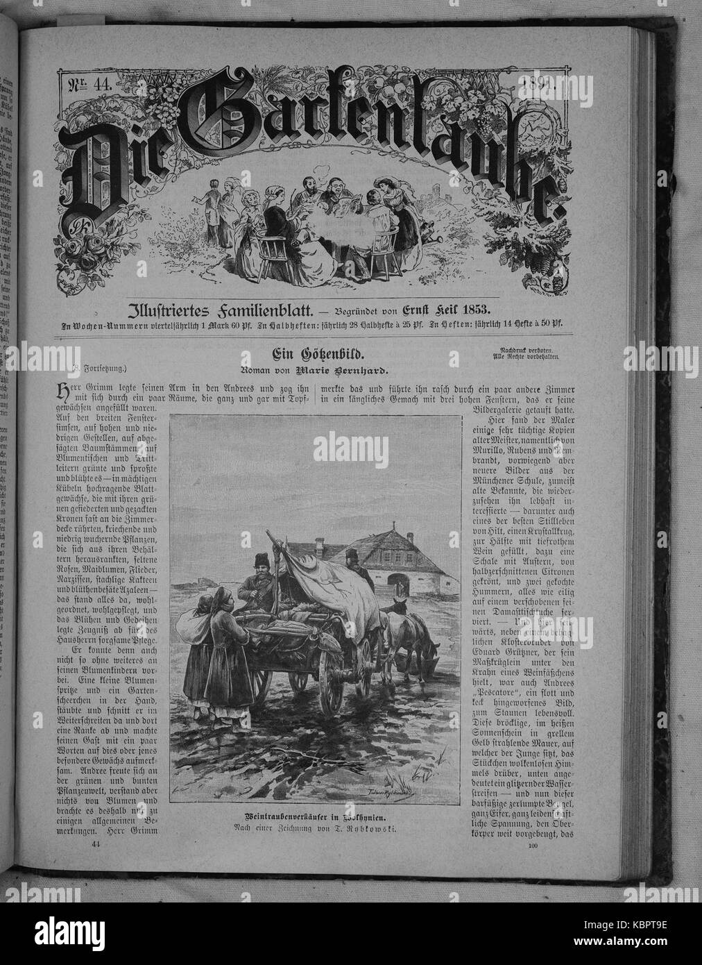 German vintage magazine cover Black and White Stock Photos & Images - Alamy