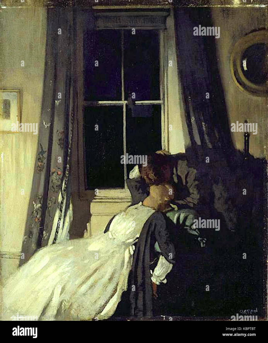 William Orpen’s 1907 painting titled 'Night' reflects the artist’s ...
