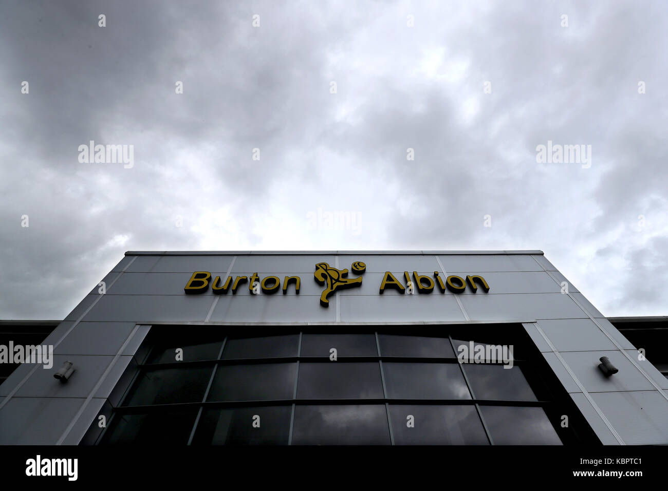 General view of the Pirelli Stadium, Burton Stock Photo - Alamy