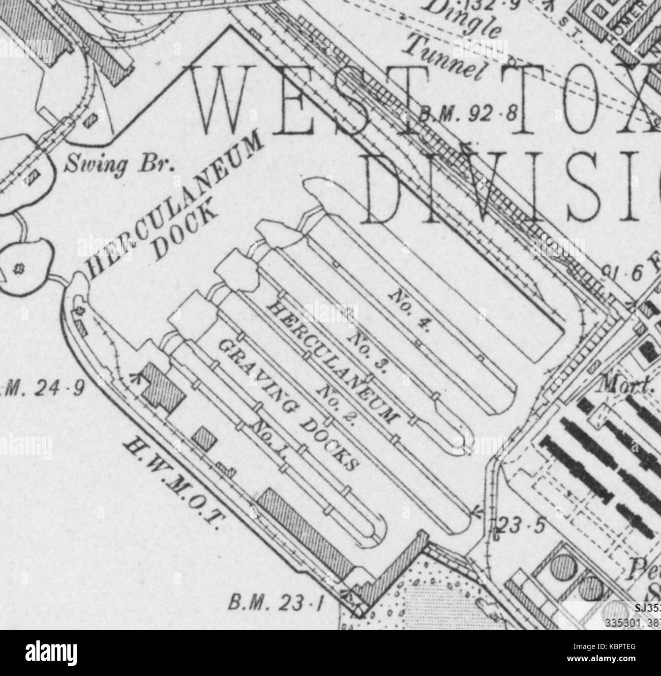 Herculaneum Dock detail Stock Photo - Alamy