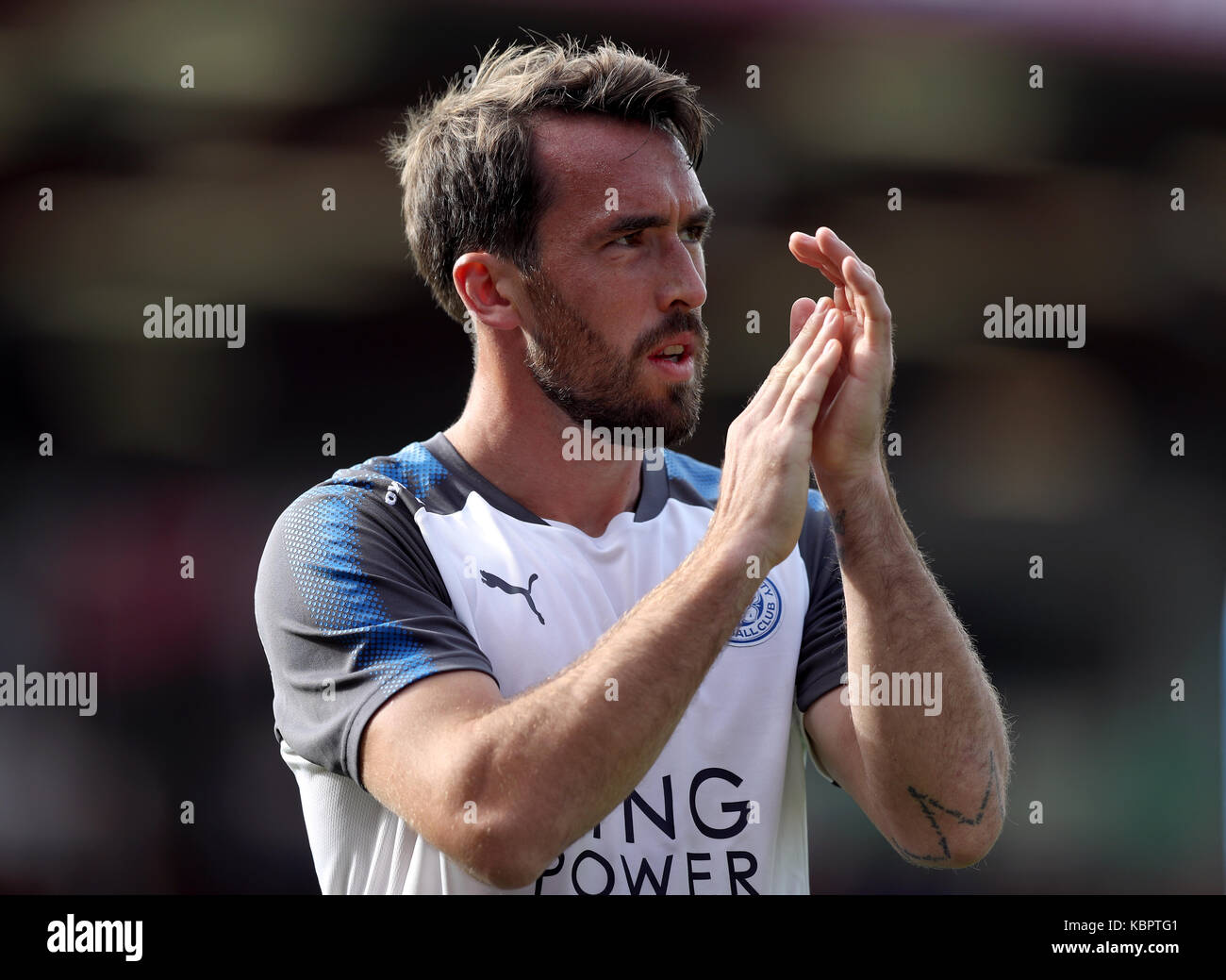 Leicester City's Christian Fuchs before the Premier League match at the ...