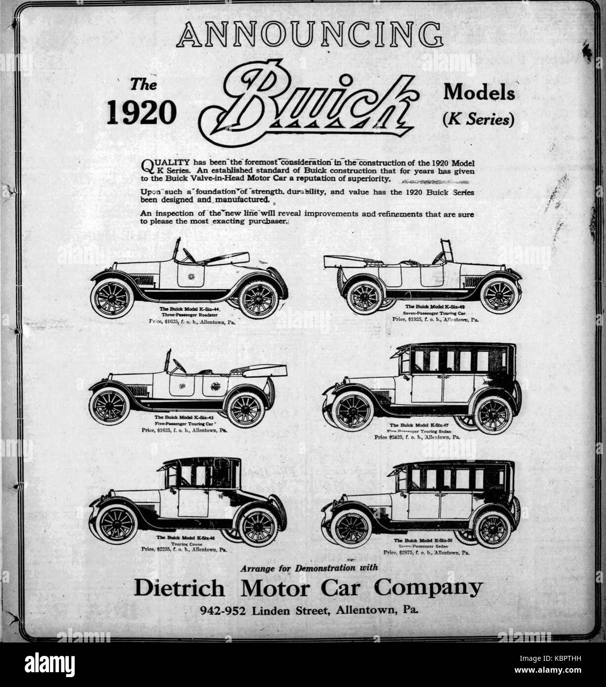 1919 car hi-res stock photography and images - Alamy