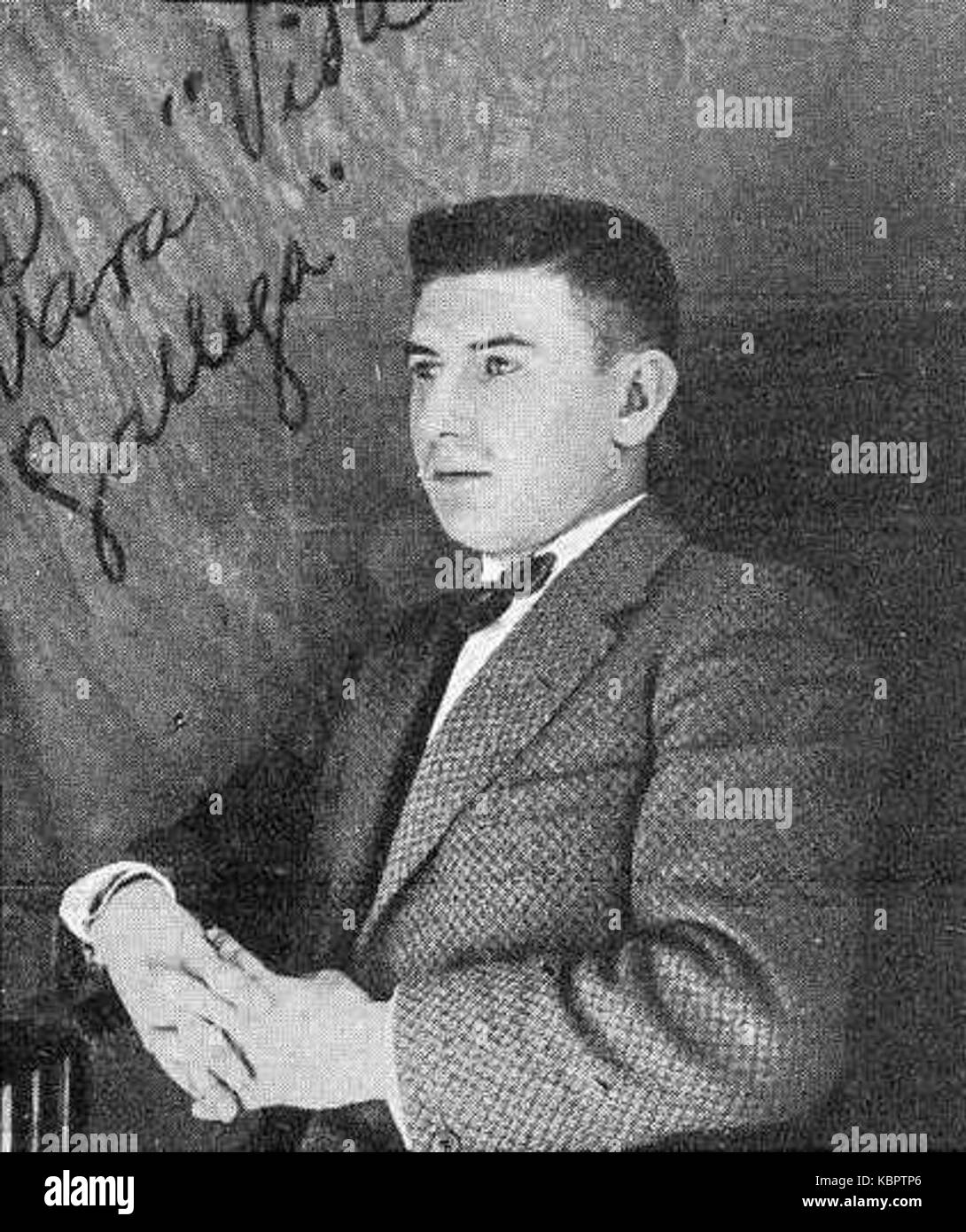 This portrait captures Ricardo Carballo Calero, a prominent figure from ...