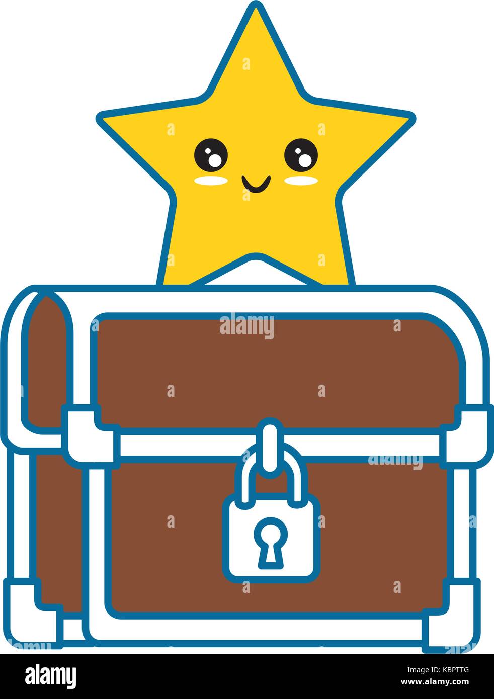 pixelated treasure chest with star vector illustration design Stock ...