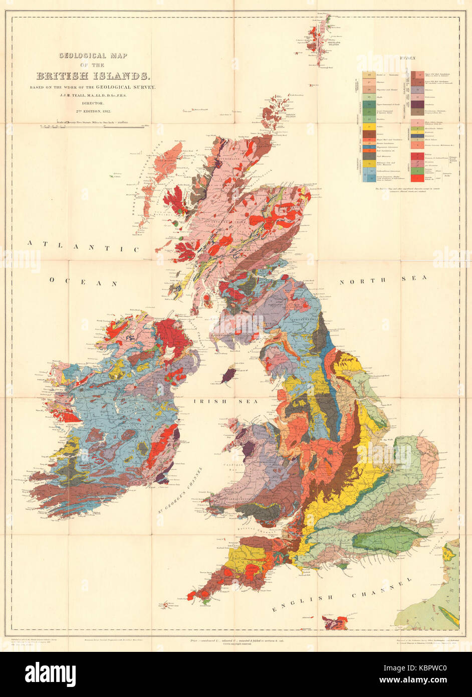Map of the british islands hi-res stock photography and images - Alamy