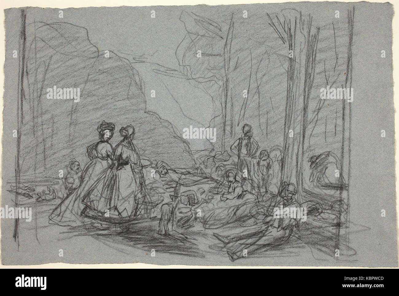 'The Luncheon on the Grass' by Claude Monet is a famous painting ...