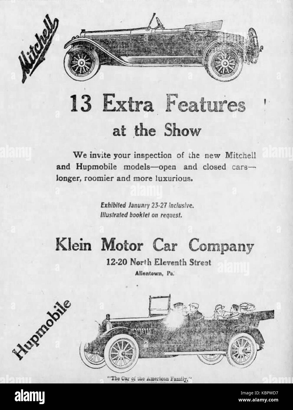 Car company 1900s hi-res stock photography and images - Alamy