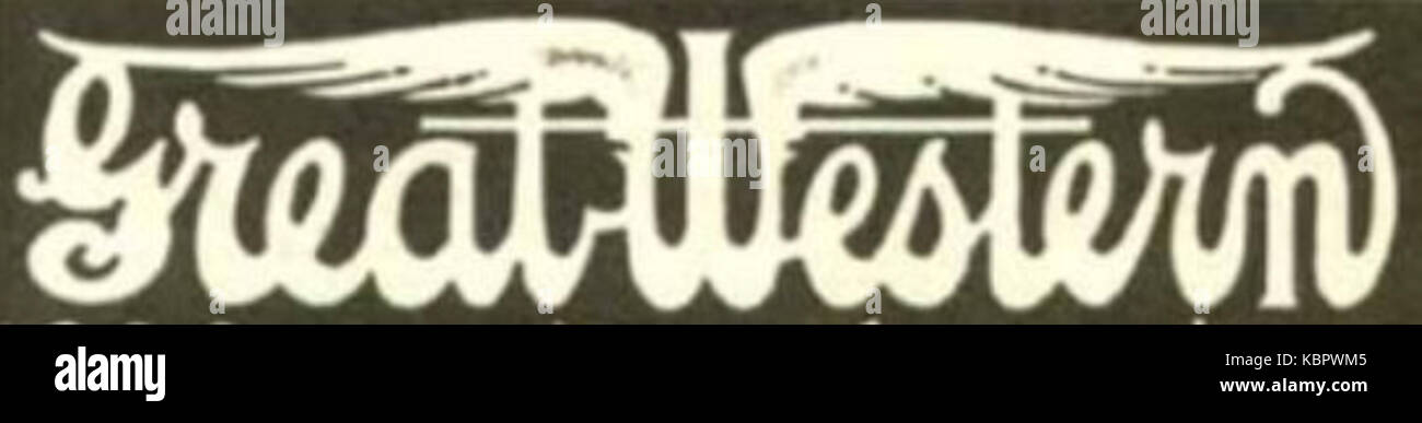 1912 Great Western logo Stock Photo - Alamy