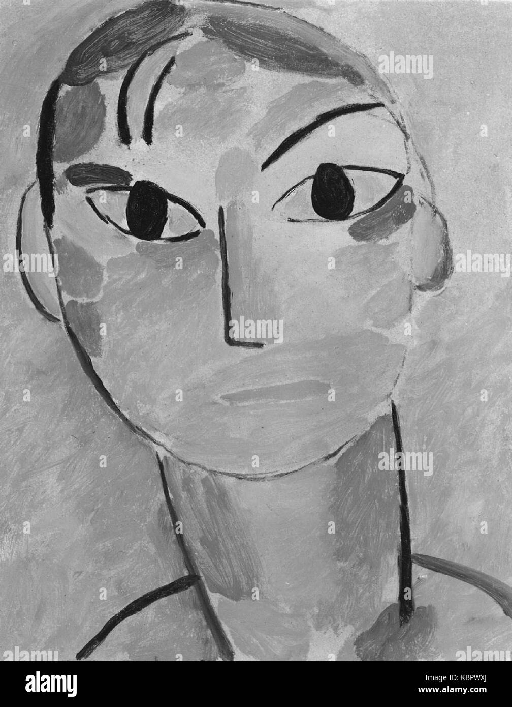 'Mystischer Kopf' by Alexej von Jawlensky is an expressionist painting ...