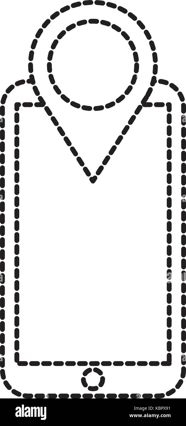 smartphone technology pointer map navigation application Stock Vector Image & Art - Alamy