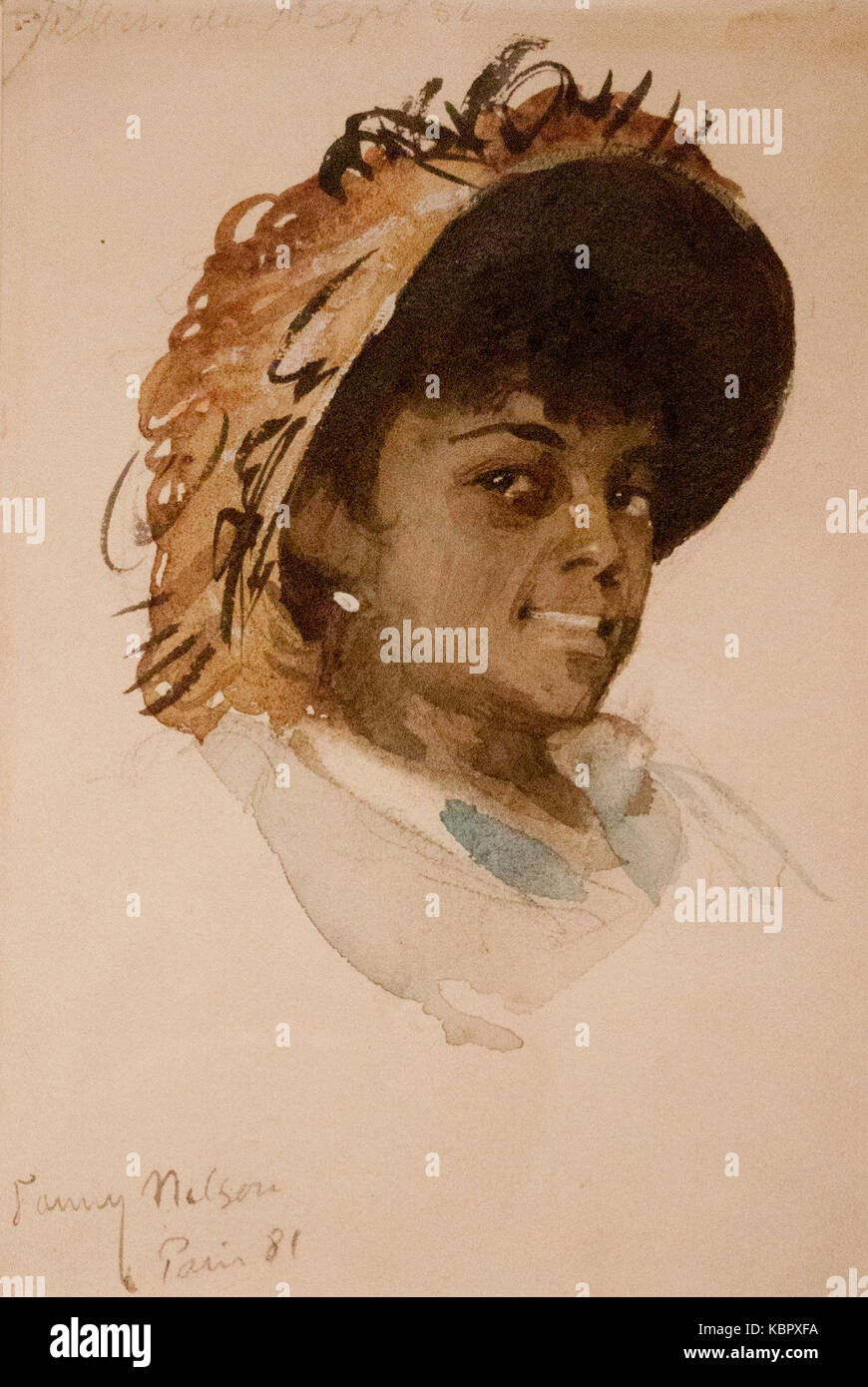 Zorn Fanny Nelson, 1881 Stock Photo - Alamy