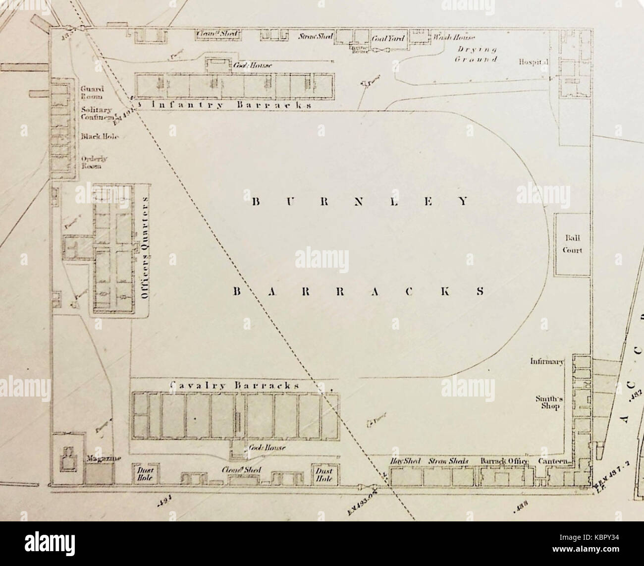 Burnley map hi-res stock photography and images - Alamy