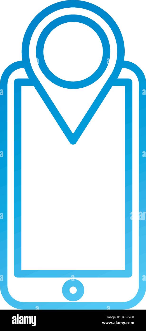 smartphone technology pointer map navigation application Stock Vector Image & Art - Alamy