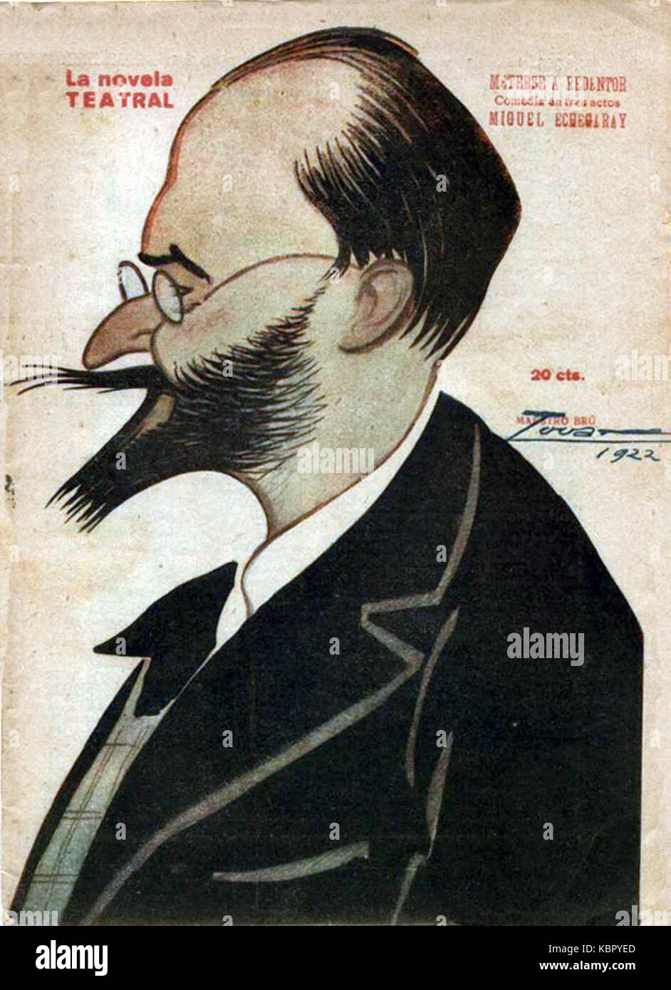 1922 09 24, La Novela Teatral, Maestro Bru, Tovar Stock Photo - Alamy