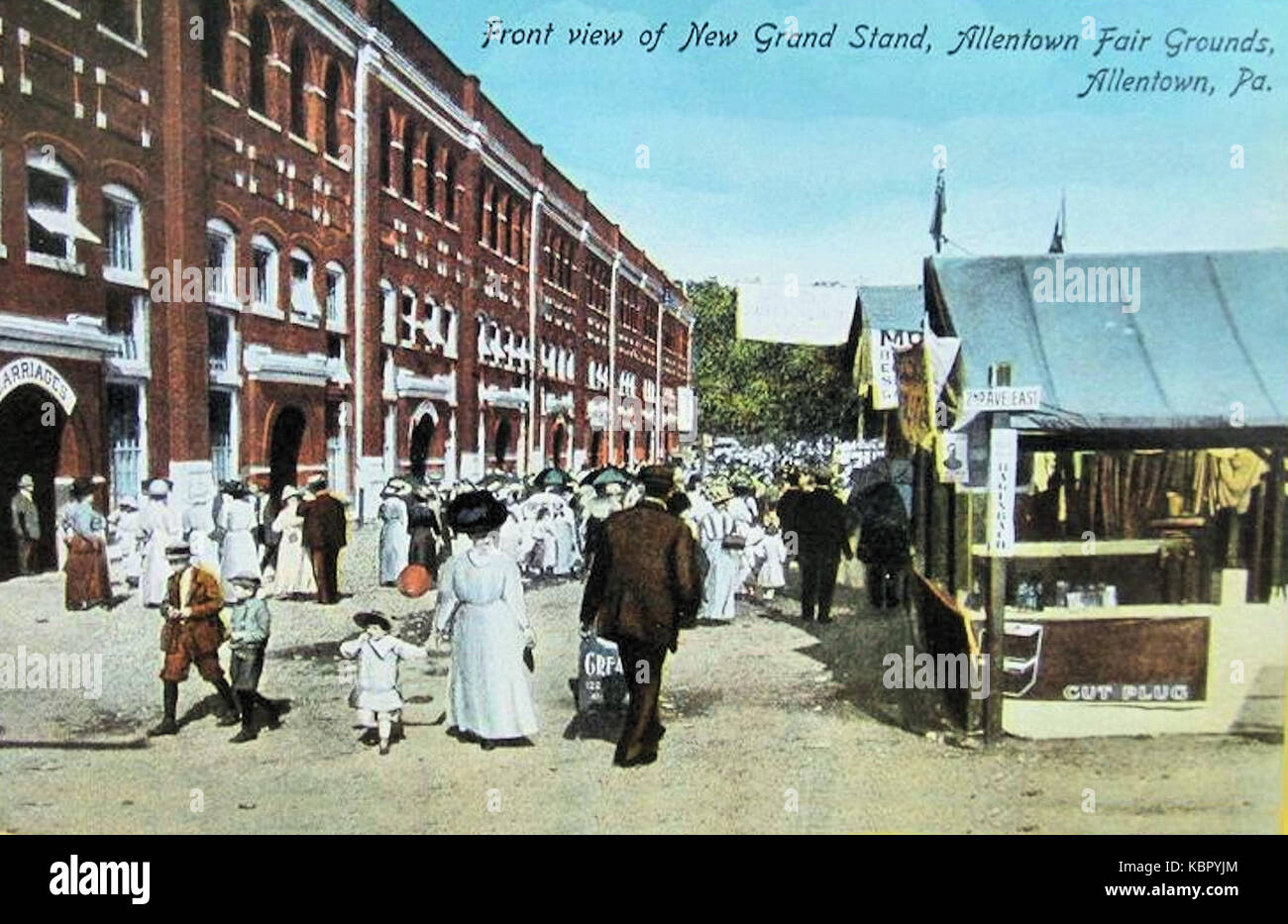 1912 Allentown Fair New Grandstand Allentown PA Stock Photo - Alamy