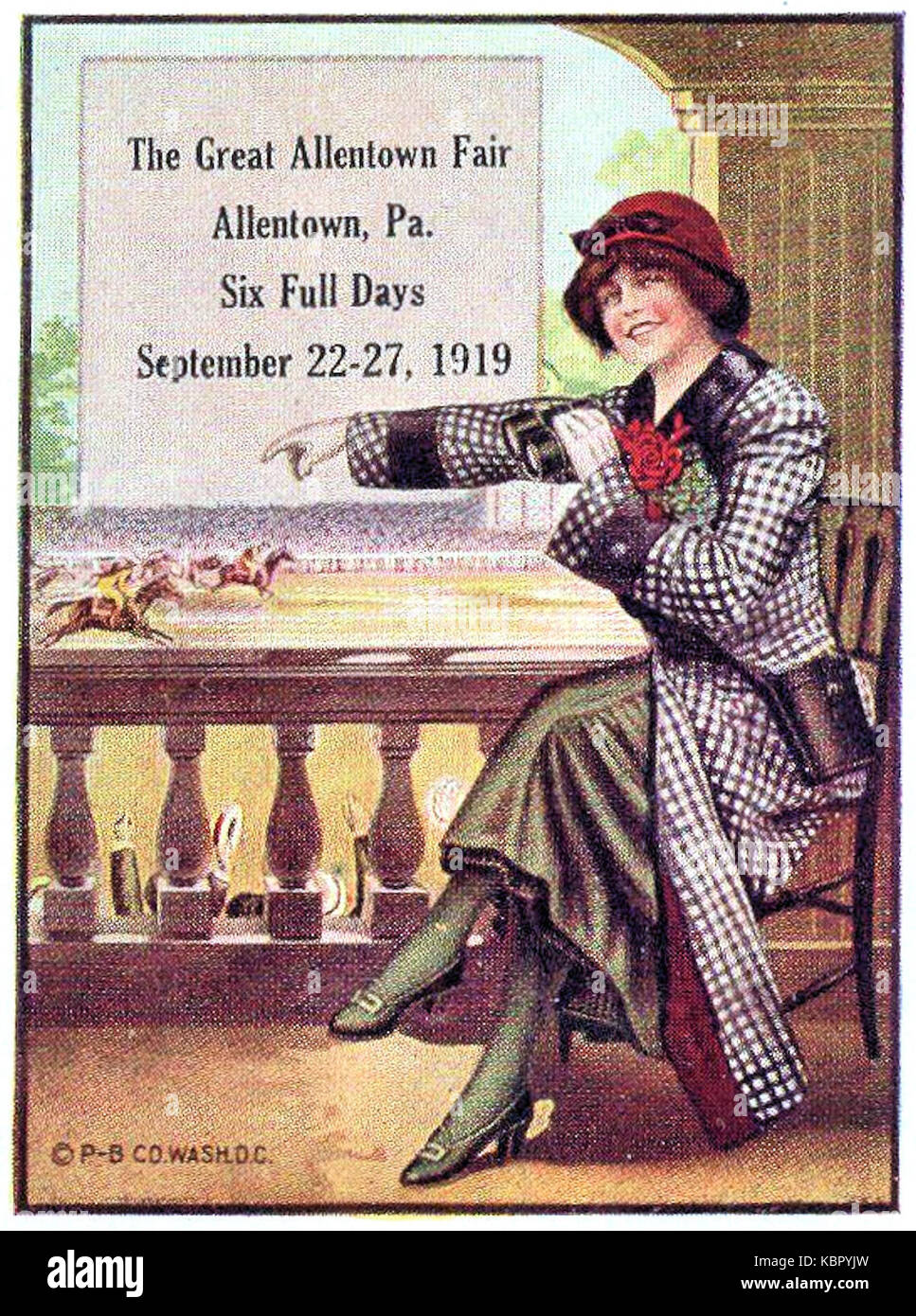1919 Allentown Fair Poster Allentown PA Stock Photo - Alamy