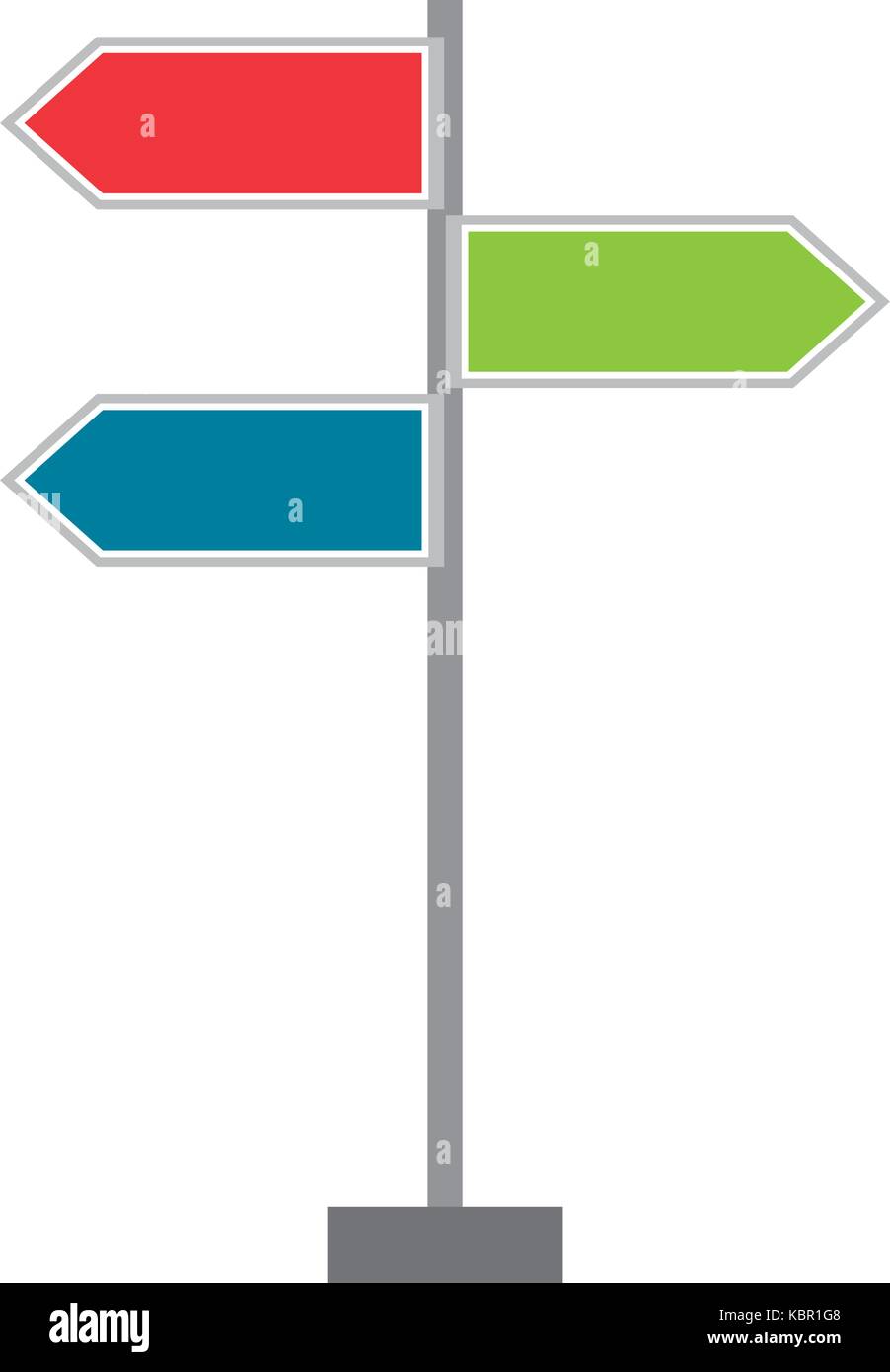 traffic signal arrows guide direction icon Stock Vector Image & Art - Alamy