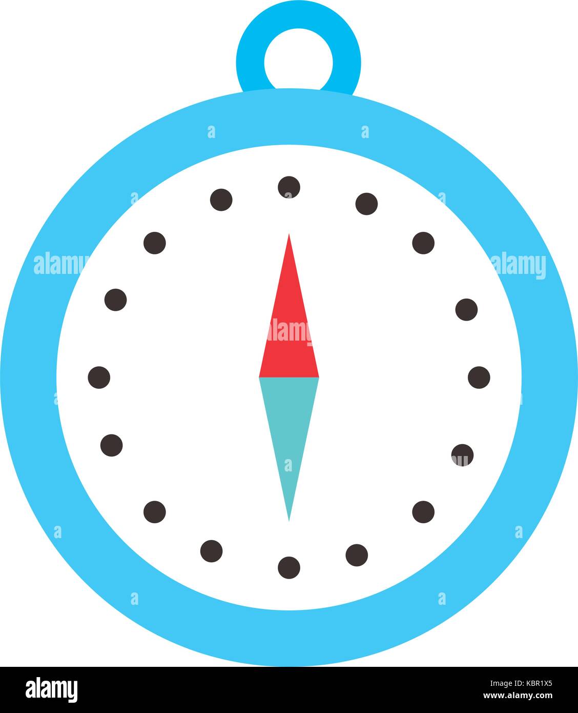 magnetic compass navigation orienteering and location point Stock ...