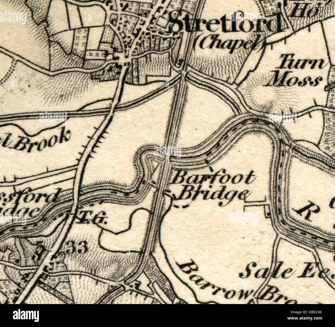 Map of stretford hi-res stock photography and images - Alamy