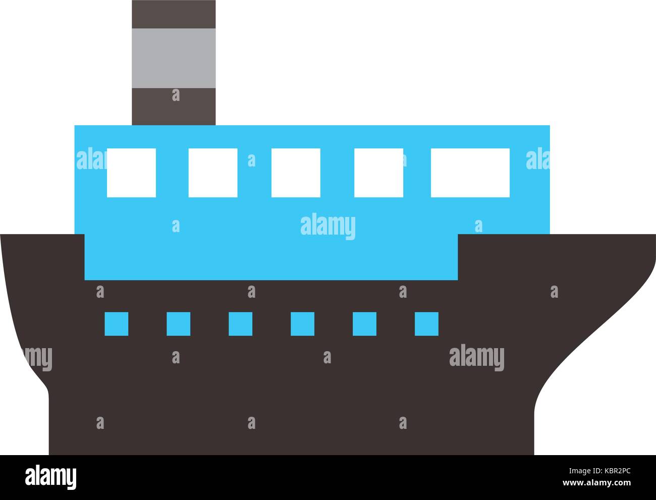 sea transportation logistic maritime shipping cargo ship Stock Vector ...