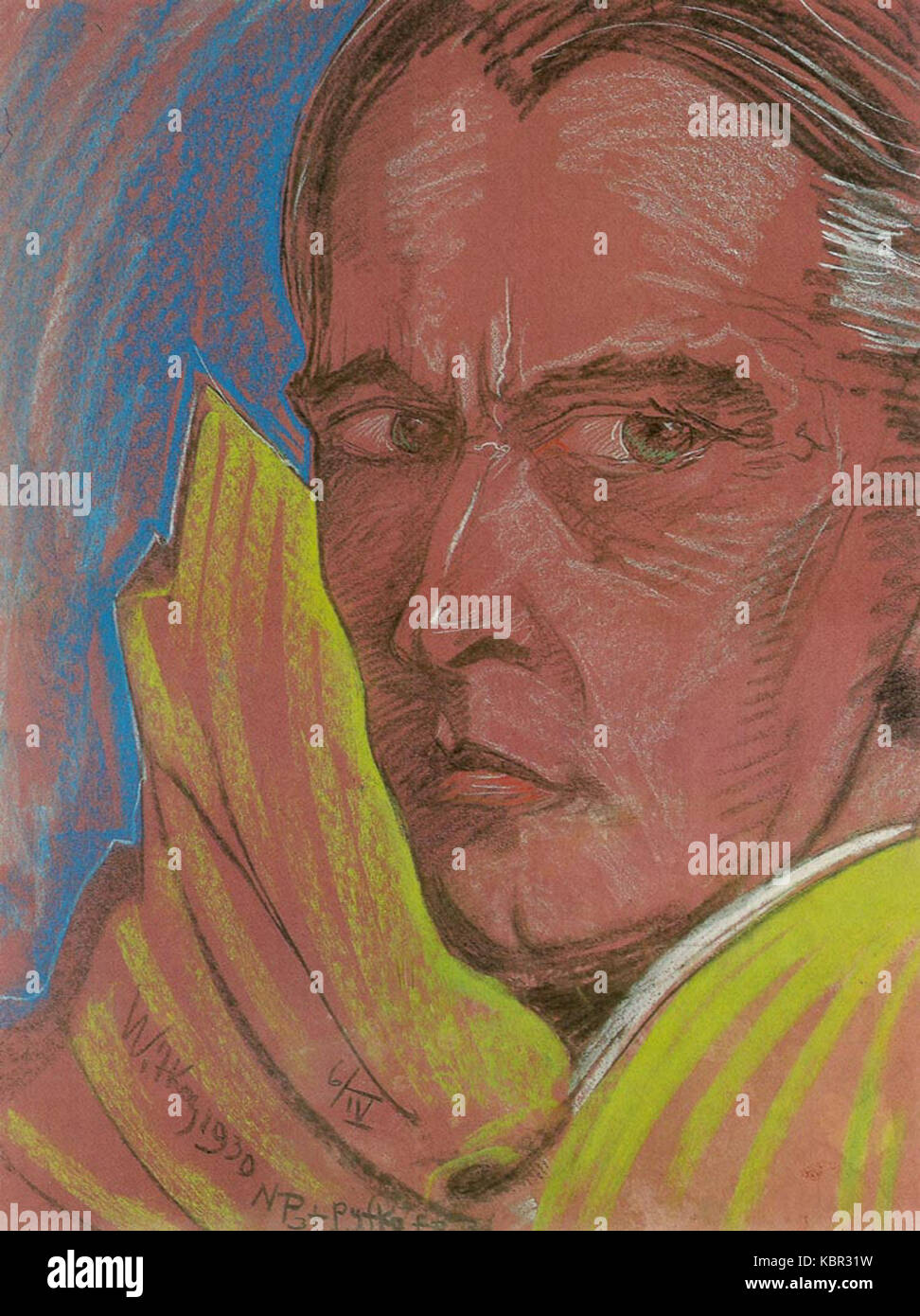 Witkacy Autoportret 1930 Stock Photo - Alamy