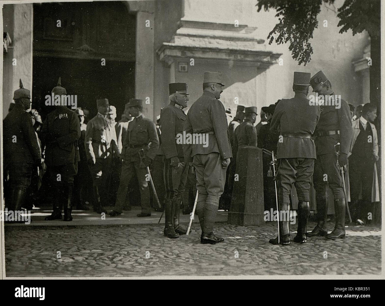 Photograph of the church parade on the birthday of His Majesty, August ...