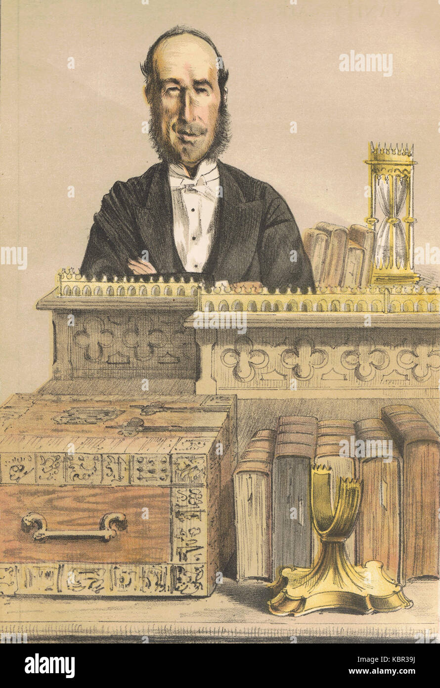 1st Baron Monk Bretton, full detail of lithographic reproduction, after ...