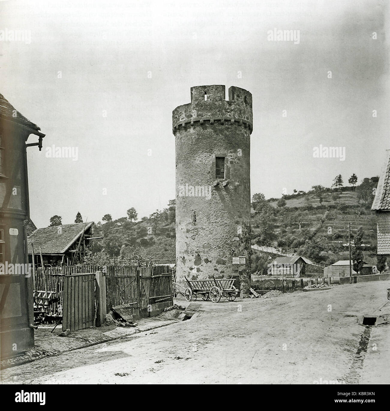 Treysa Hexenturm 81 013 Stock Photo - Alamy