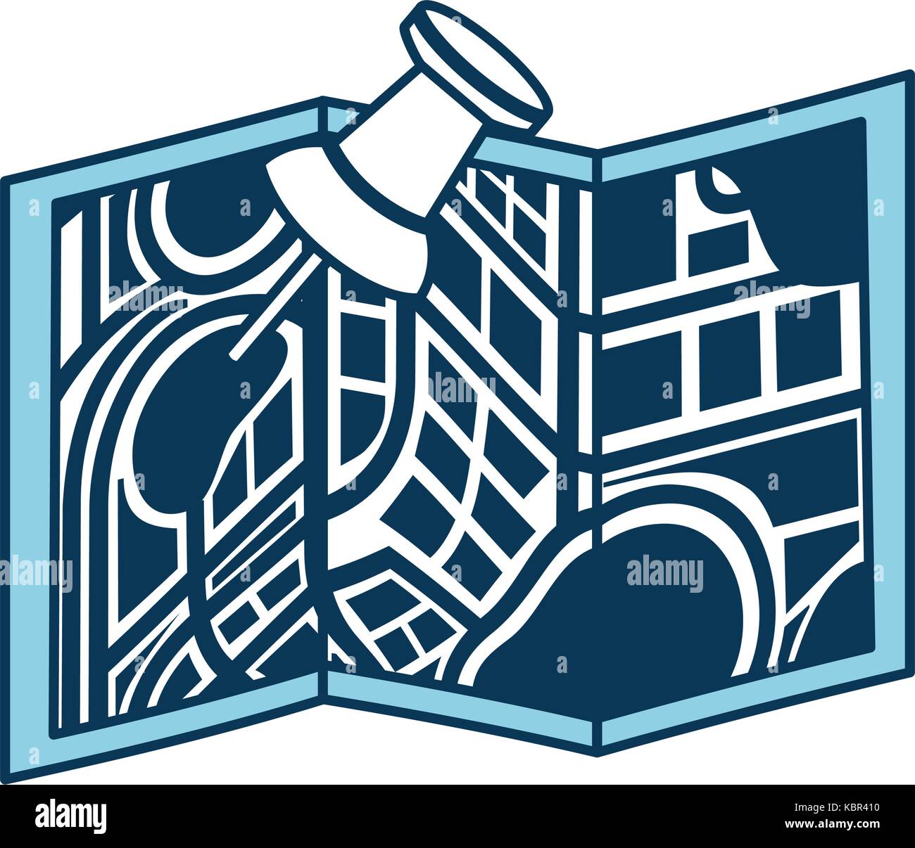 navigation pointer map direction concept Stock Vector Image & Art - Alamy