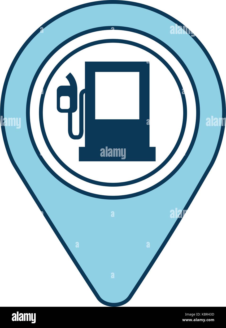 map pin with gas station application sign icon Stock Vector Image & Art ...