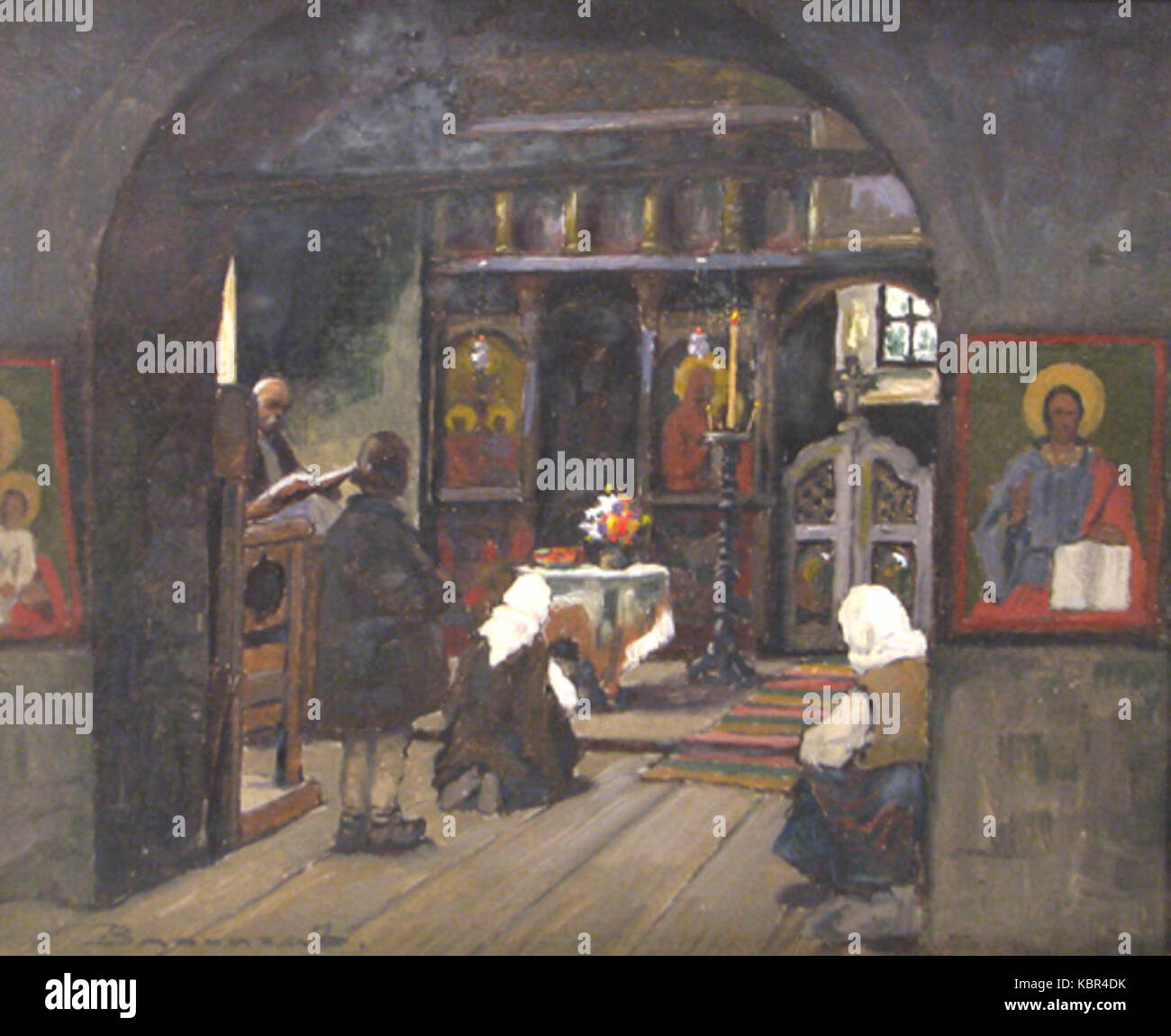Ludovic Bassarab Interior de biserica03 Stock Photo - Alamy