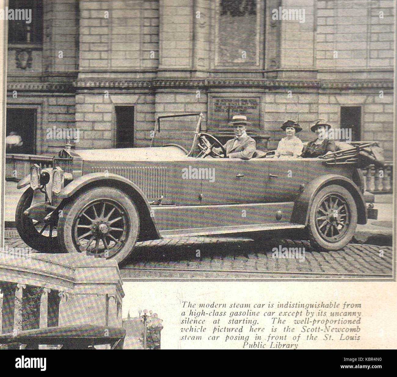 This black and white photograph from the 1920s shows a man named Scott ...