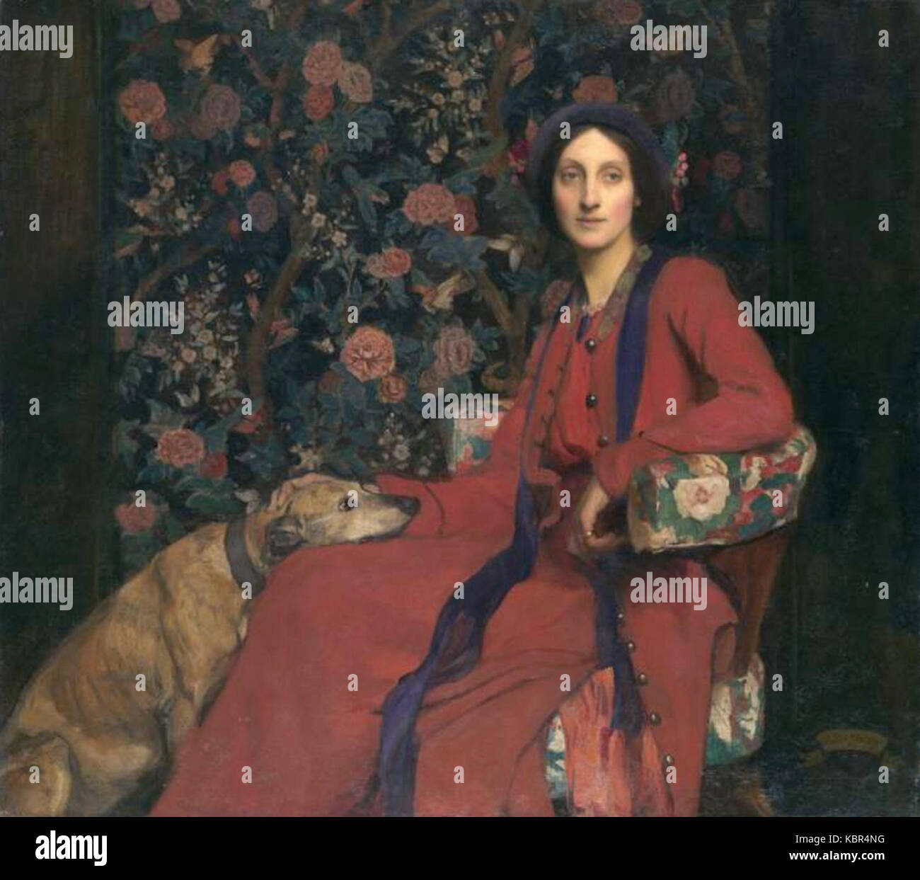 George Spencer Watson (1869 1934) Hilda and Maggie, 1911 Stock Photo ...