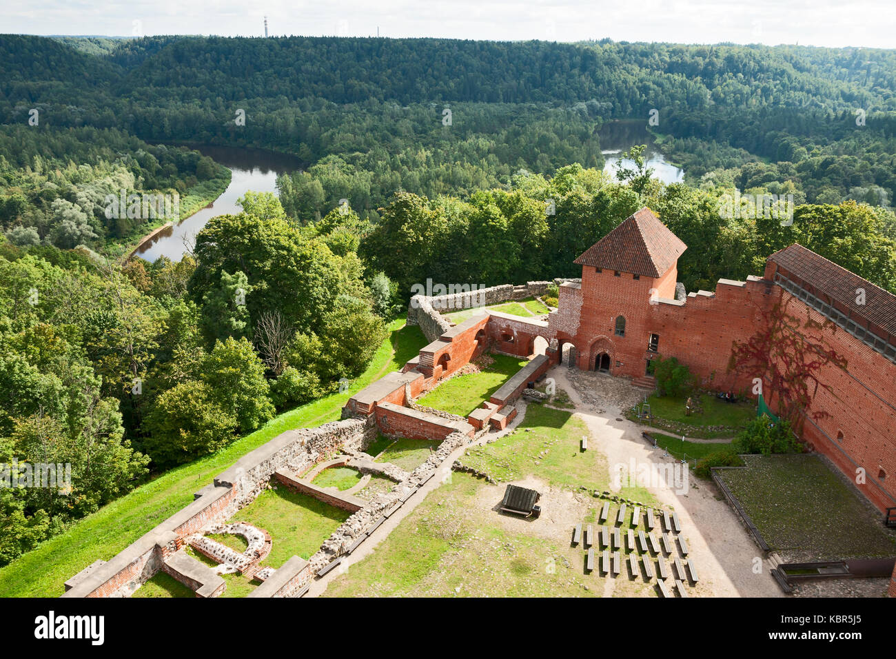 Old Turaida castle in Sigulda, Latvia Stock Photo - Alamy