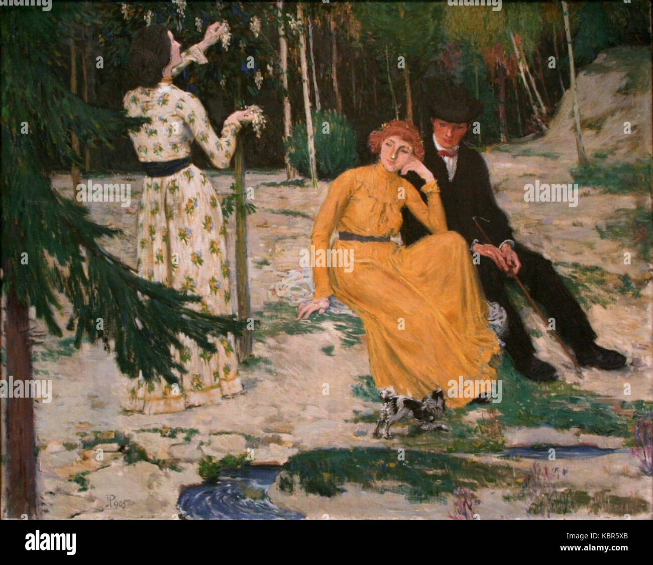 Jan Preisler Lovers Stock Photo - Alamy
