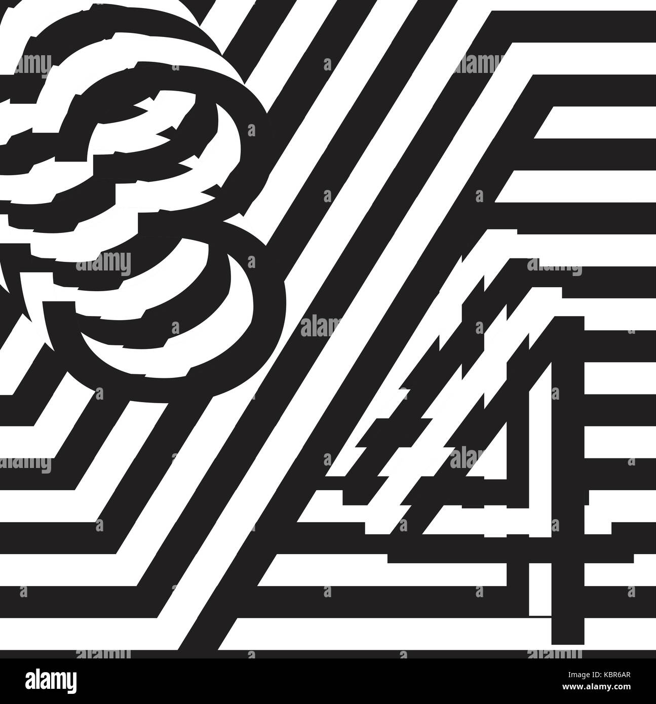 3 dimensional logo Stock Vector Images - Alamy