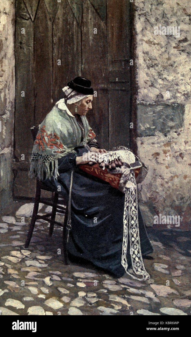 Lacemaker painting hi-res stock photography and images - Alamy