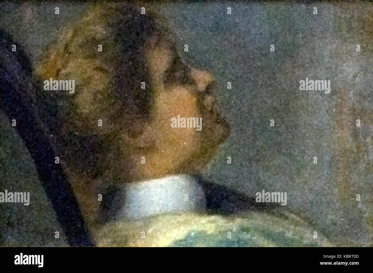 Portrait of an unknown lady in profile Stock Photo - Alamy