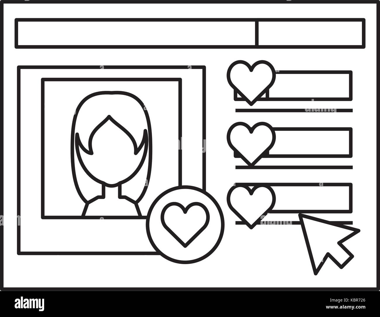 web page icon over white background vector illustration Stock Vector ...