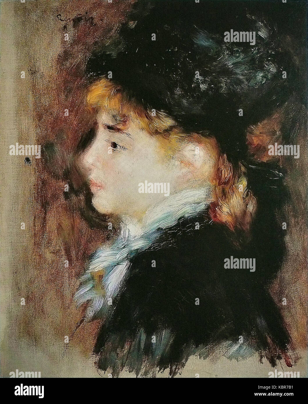 Pierre Auguste Renoir Portrait dit de Margot Stock Photo - Alamy
